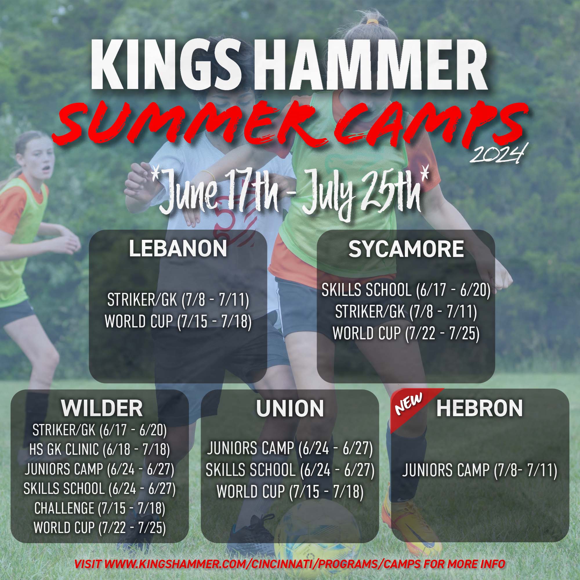 June Newsletter 2024 – Kings Hammer Youth Soccer Club | Cincinnati/NKY